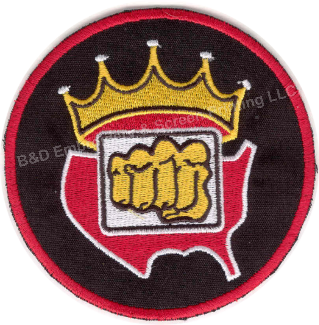 Download Kenpo Karate Elvis Presley Crown / Fist Patch - Emblem - Full ...