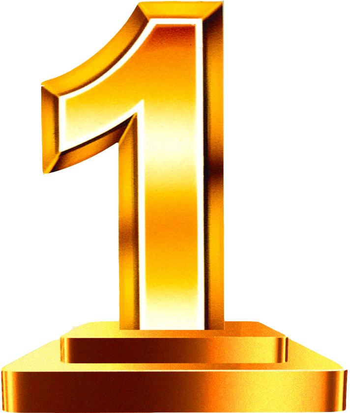 Download 1 Number Png Hd Image - Number 1 - Full Size PNG Image - PNGkit