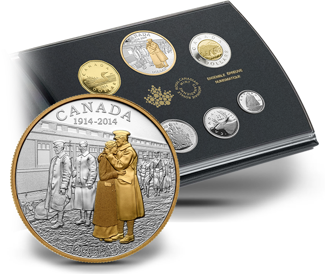 Download Canada 2014 100th Anniv - 2017 Canadian Coin Set - Full Size ...