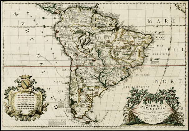 Download Mapa De Coronelli, - America - Full Size PNG Image - PNGkit