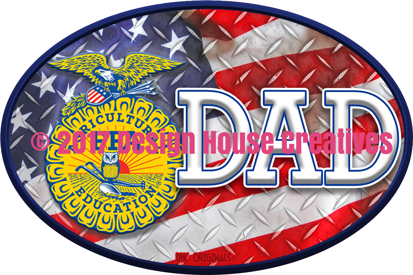 Download Officially Licensed Ffa™ American Flag Dp Decal - Ffa - Full ...