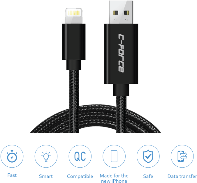 Download With C-force, You Can Charge The Iphone 8, Iphone 8 - Usb ...