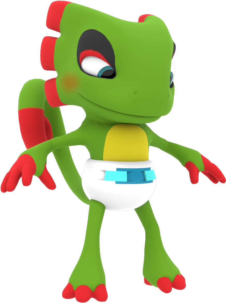 Download Padded Yooka - Cartoon - Full Size PNG Image - PNGkit