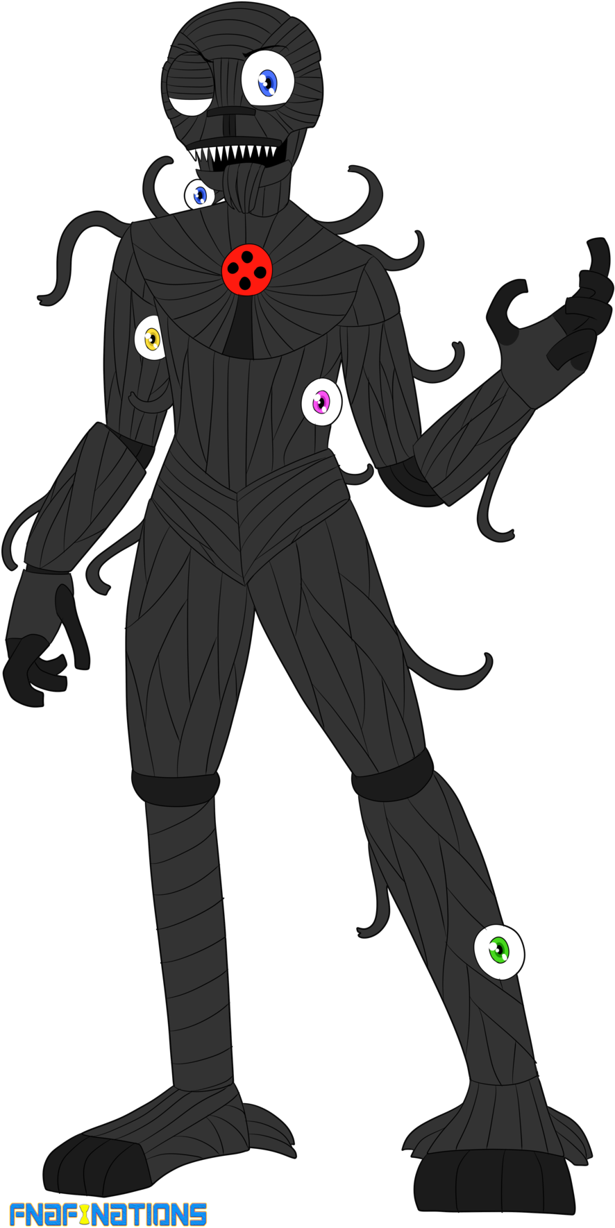 Download Maskless Ennard By Fnafnations - Maskless Ennard - Full Size ...