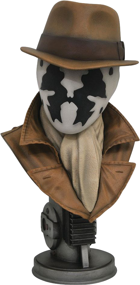 Download Diamond Dc Comics Watchman Rorschach Bust Toyslife - Rorschach ...