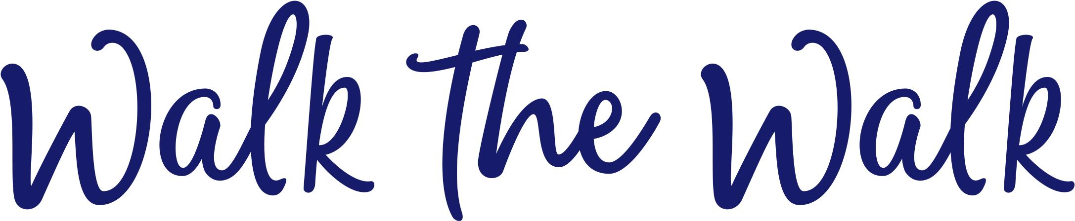 Download Walk The Walk Counseling Llc - Calligraphy - Full Size PNG ...