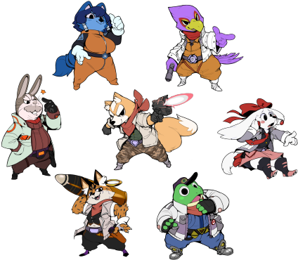 Download 2 - Star Fox 2 Star Wolf - Full Size PNG Image - PNGkit