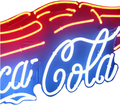 Download Transparent Neon Lights Png Coca Cola - PNGkit
