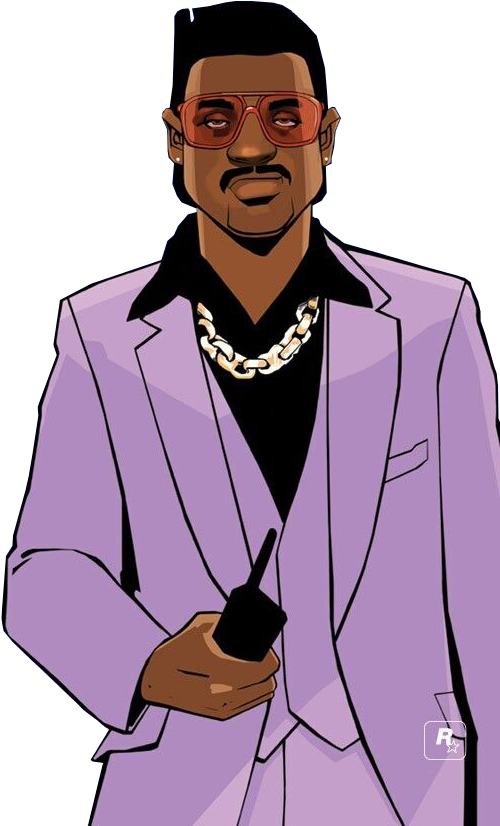 Download Gta - Gta Vice City Black Guy - Full Size PNG Image - PNGkit