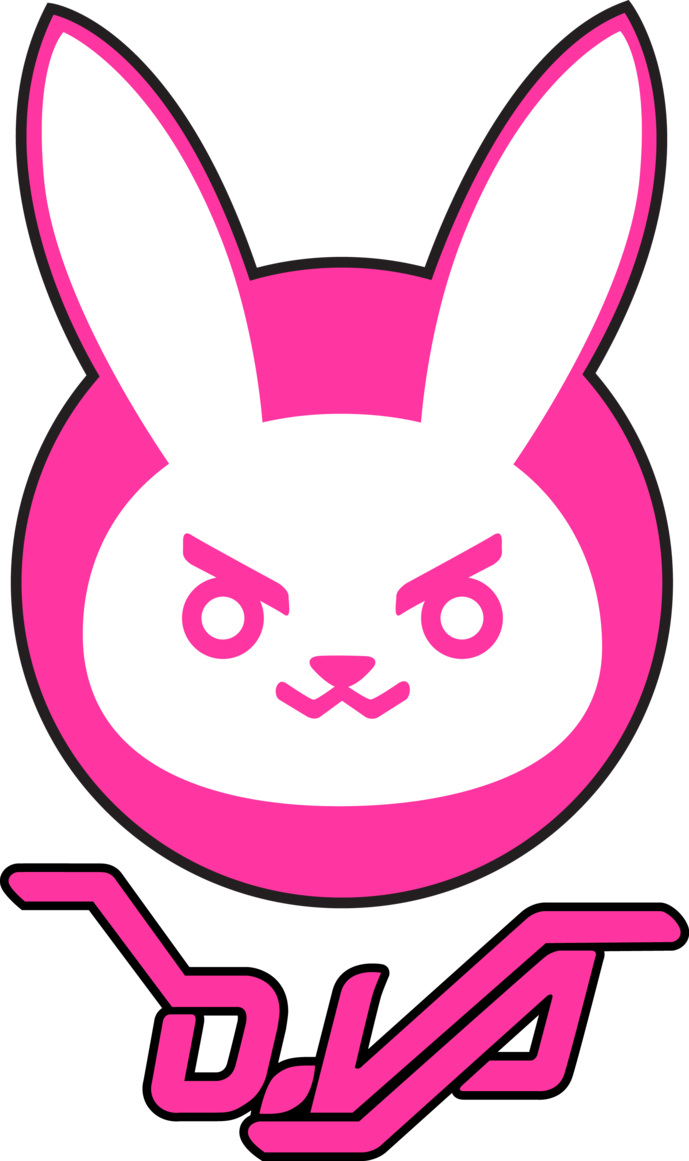 Download Dva Bunny Logo By Deeptriviality On Deviantart Jpg - Dva Logo ...