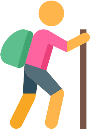 Download Trekking Icon - Full Size PNG Image - PNGkit
