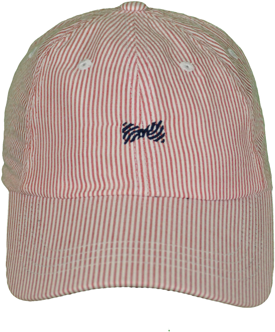 Download Red Seersucker With Navy Bowtie Hat Fraternity Collection ...