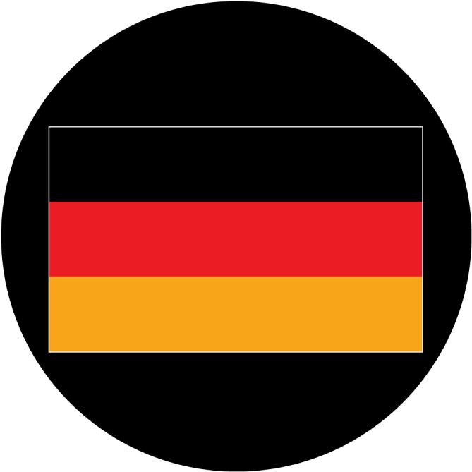 Download German Flag - Circle - Full Size PNG Image - PNGkit