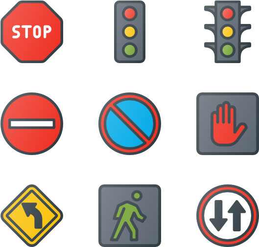Download Traffic & Road Signs - Sign - Full Size PNG Image - PNGkit