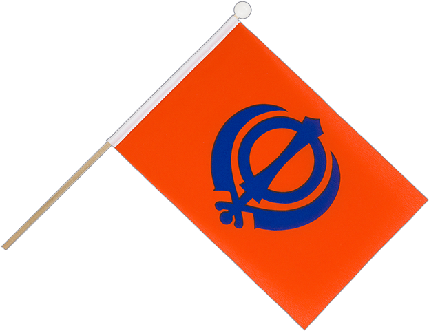 Download Hand Waving Flag Sikhism - Sikh Flag - Full Size PNG Image ...
