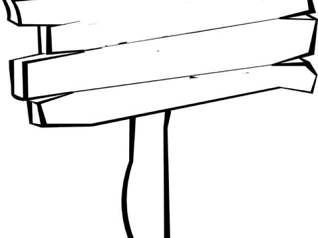 Download Sign Cliparts - Wooden Sign Clip Art Png Black And White ...