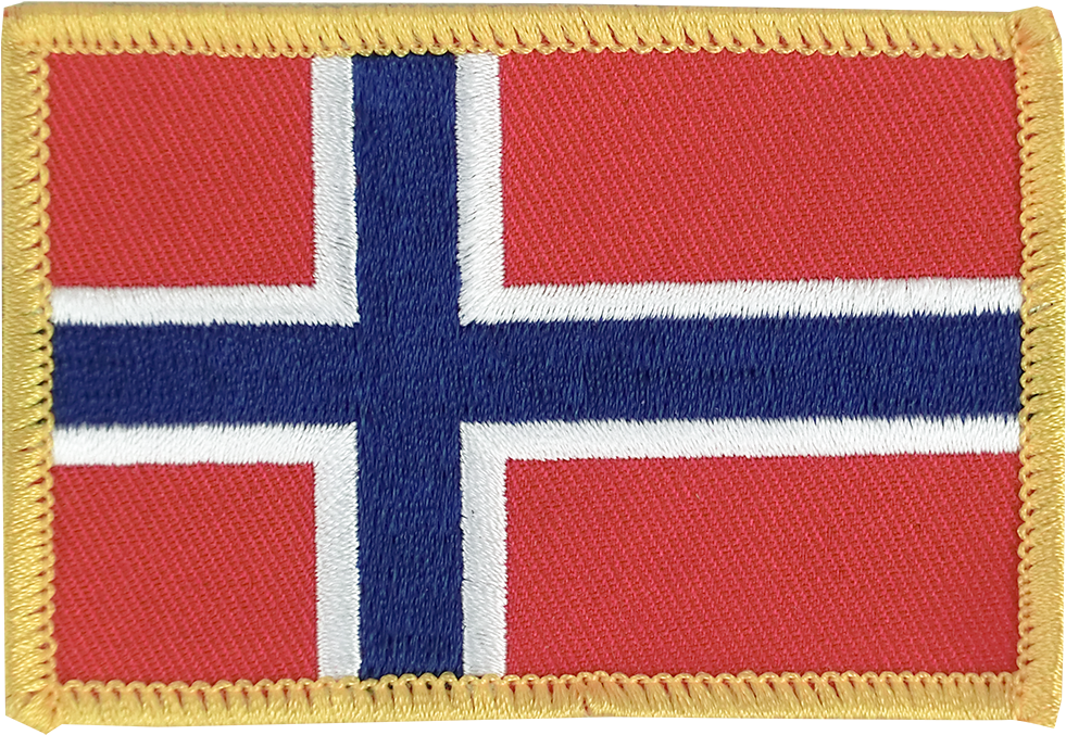 Download Flag Patch Norway Royal Flags - Norwegian Vs Danish - Full Size PNG Image - PNGkit
