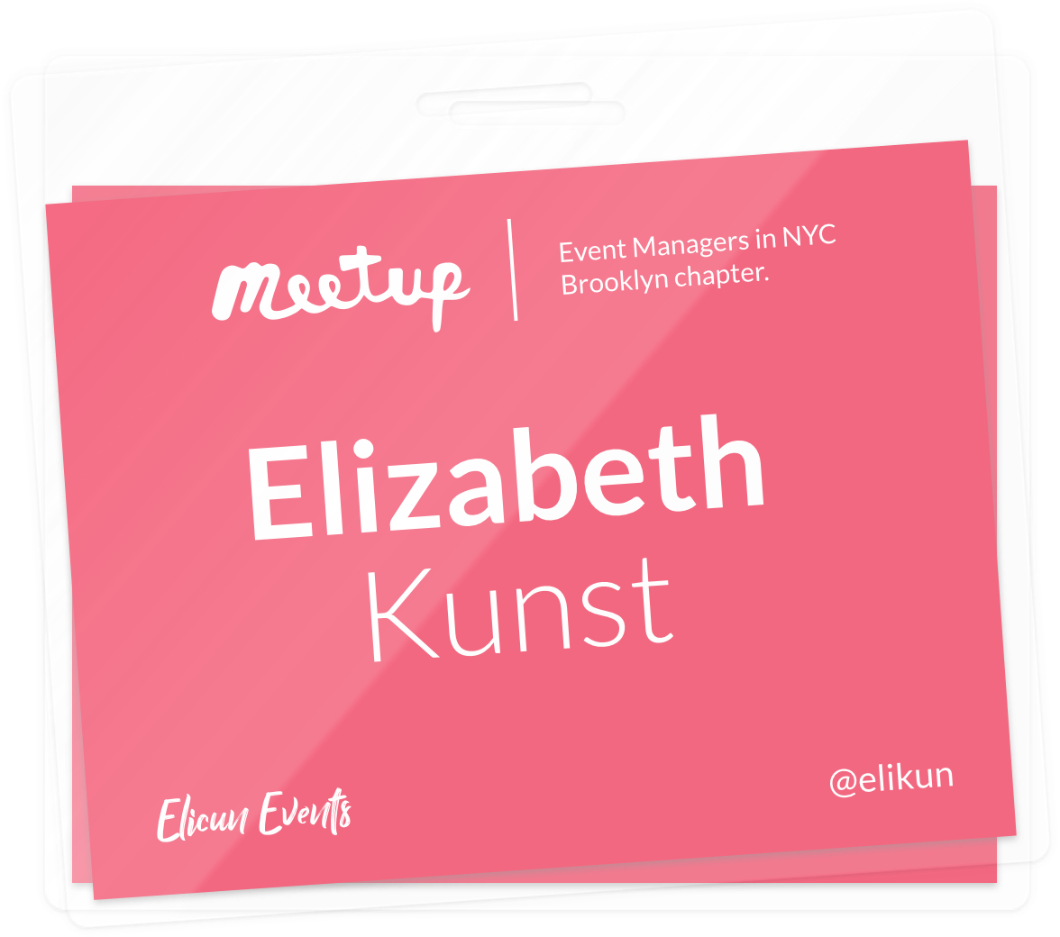 Download Create Name Badges For Your Meetup - Wizalid - Full Size PNG ...