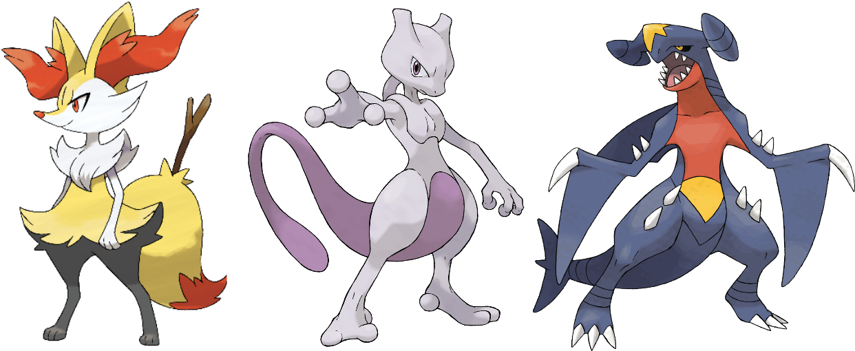 Download Pokken Braixengarchompmewtwo - Dragon Pokemon - Full Size PNG ...