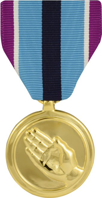 Download Humanitarian Service Medal - Gold Medal - Full Size PNG Image ...