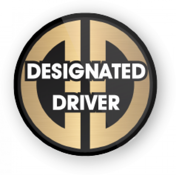 Download Posh Designated Driver Button - Circle - Full Size PNG Image ...