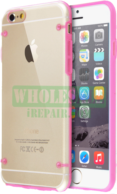 Download Iphone 6 Hot Pink Transparent Bumper Protector Case - Slim ...