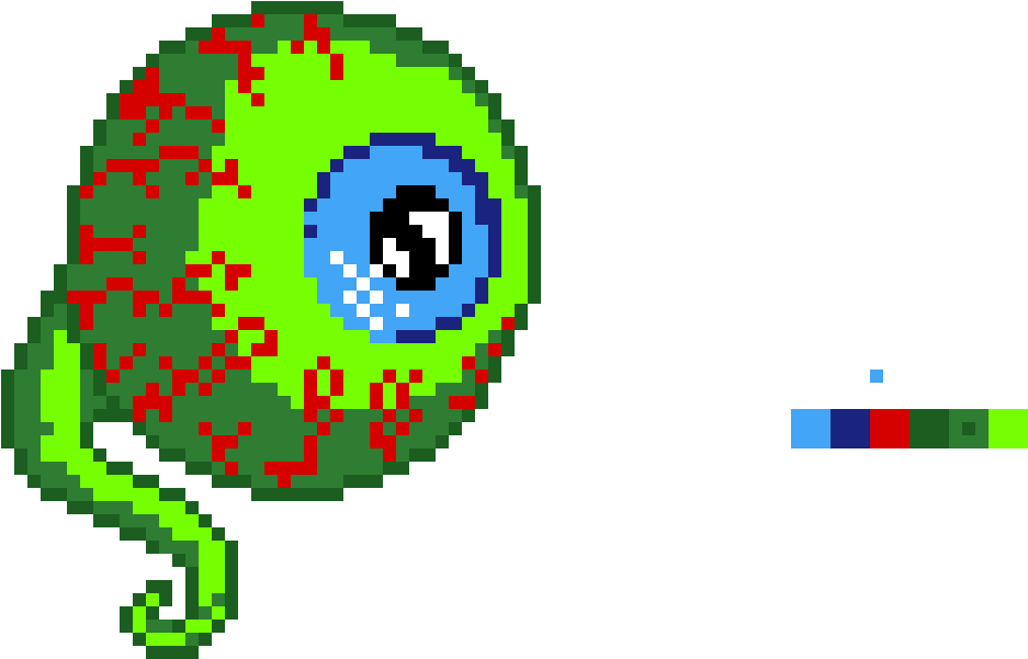Download Green Eye - Pixel Art Septic Sam - Full Size PNG Image - PNGkit