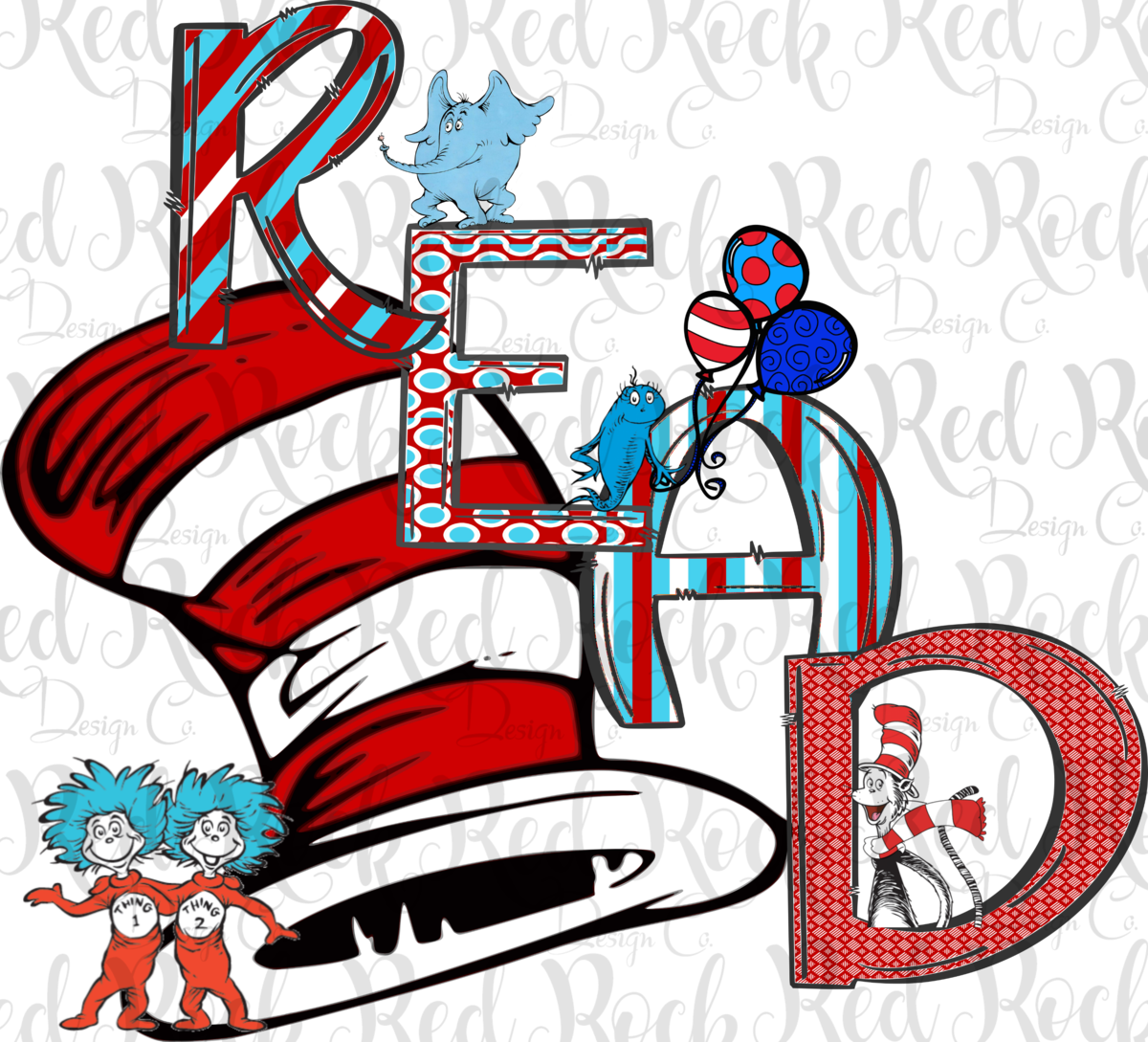 Download Dr Seuss Thing 1 - Full Size PNG Image - PNGkit