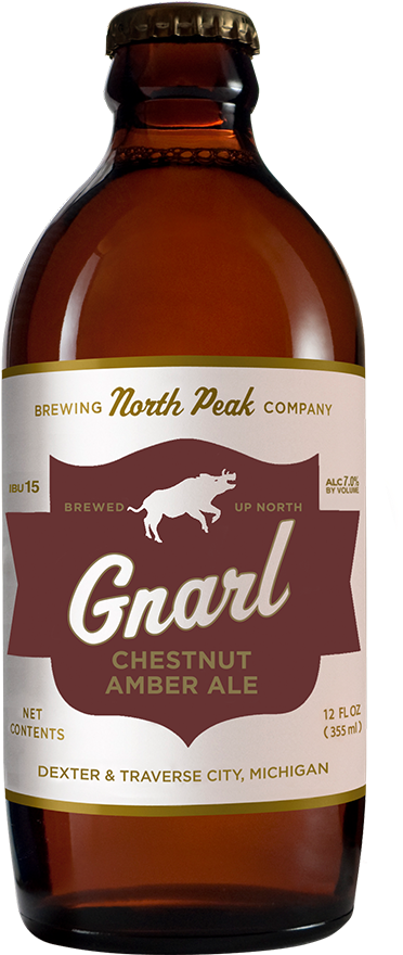 Download Gnarl Web Bottle - Short Neck Beer Bottle - Full Size PNG ...