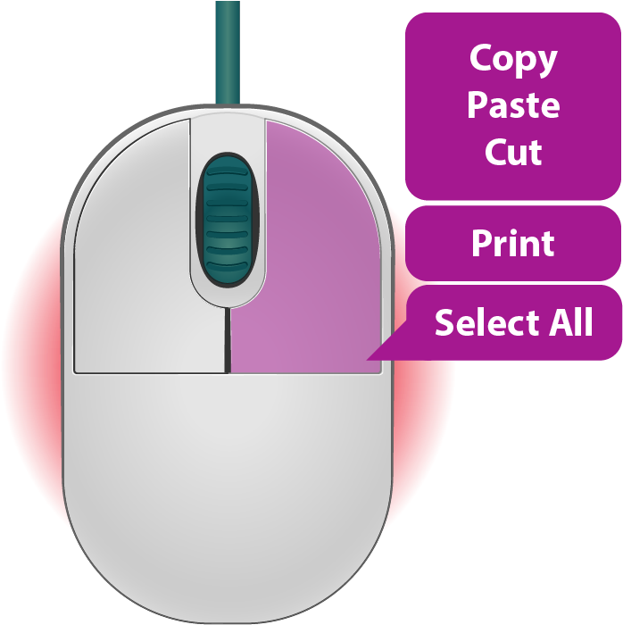 Download Clicking The Right Mouse Button Displays A Shortcut - Mouse ...