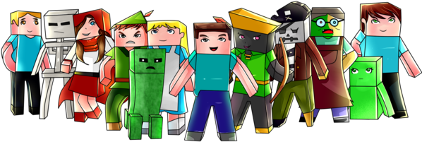 Download Minecraft Illustration - Action Figure - Full Size PNG Image ...