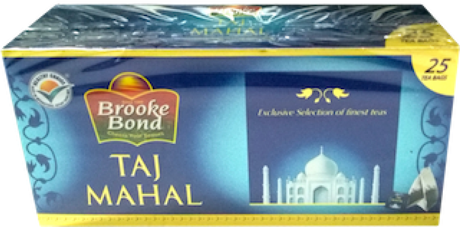 Download Taj Mahal Tea Bags V 25 Nos 4 - Taj Mahal Tea - Full Size PNG ...