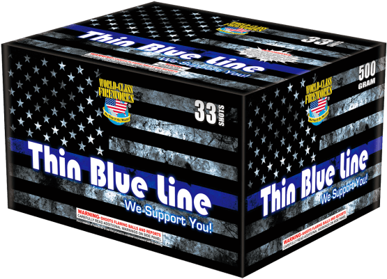 Download Thin Blue Line Firework - Full Size PNG Image - PNGkit