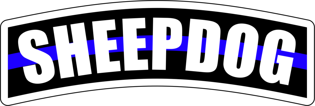 Download Sheepdog Tab Thin Blue Line - Full Size PNG Image - PNGkit