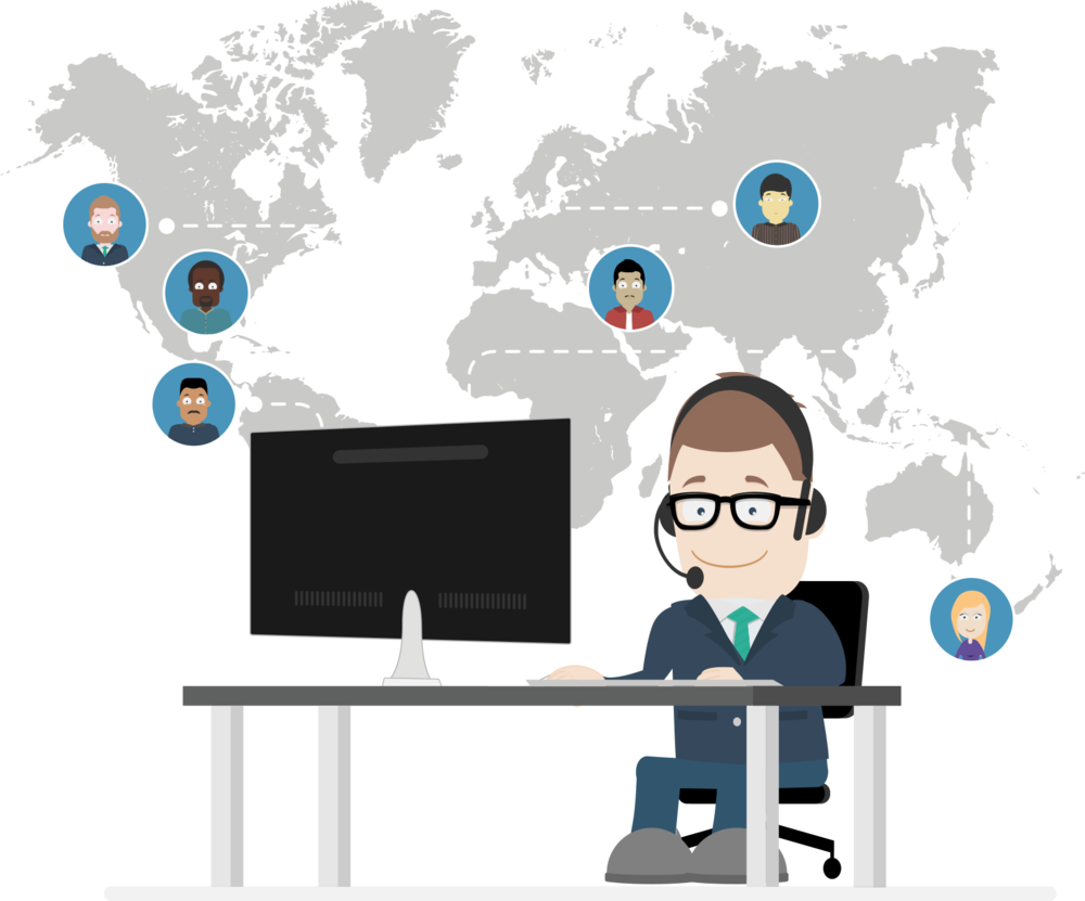 Download Root Hero 3x - B&w World Map - Full Size PNG Image - PNGkit