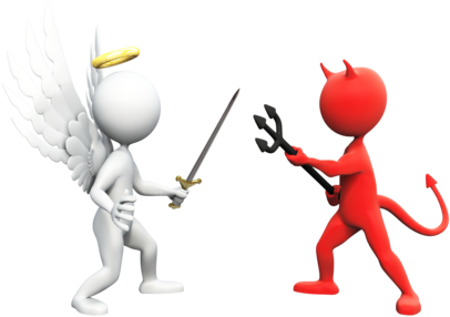 Download The Great War Between Good And Evil - Good Vs Evil Cartoon ...