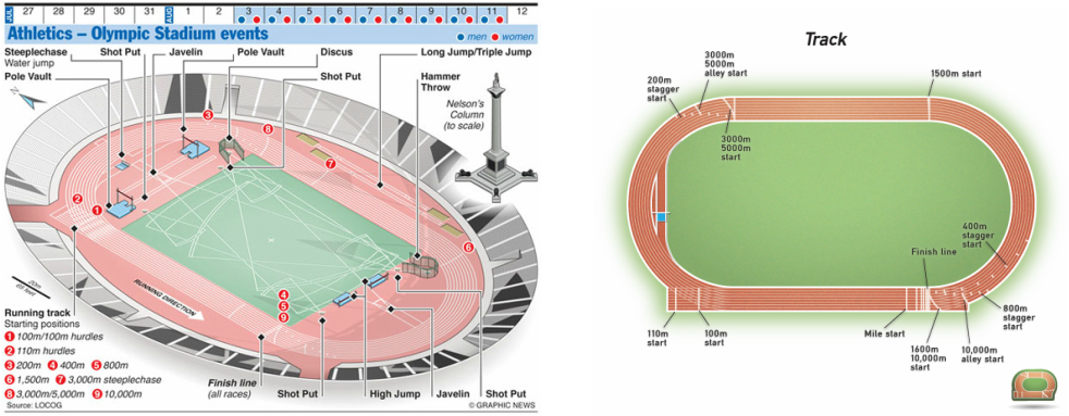 Download Track And Field Dimensions - Full Size PNG Image - PNGkit