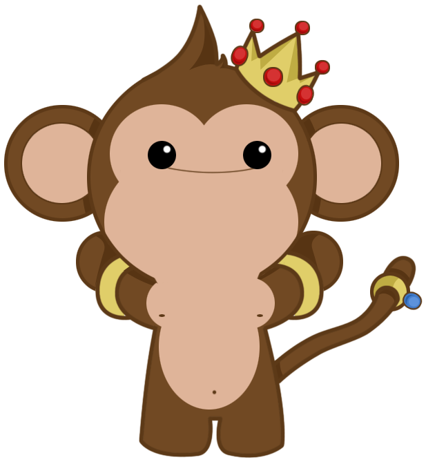 Download Cute Monkey Cartoons - Rich Monkey - Full Size PNG Image - PNGkit