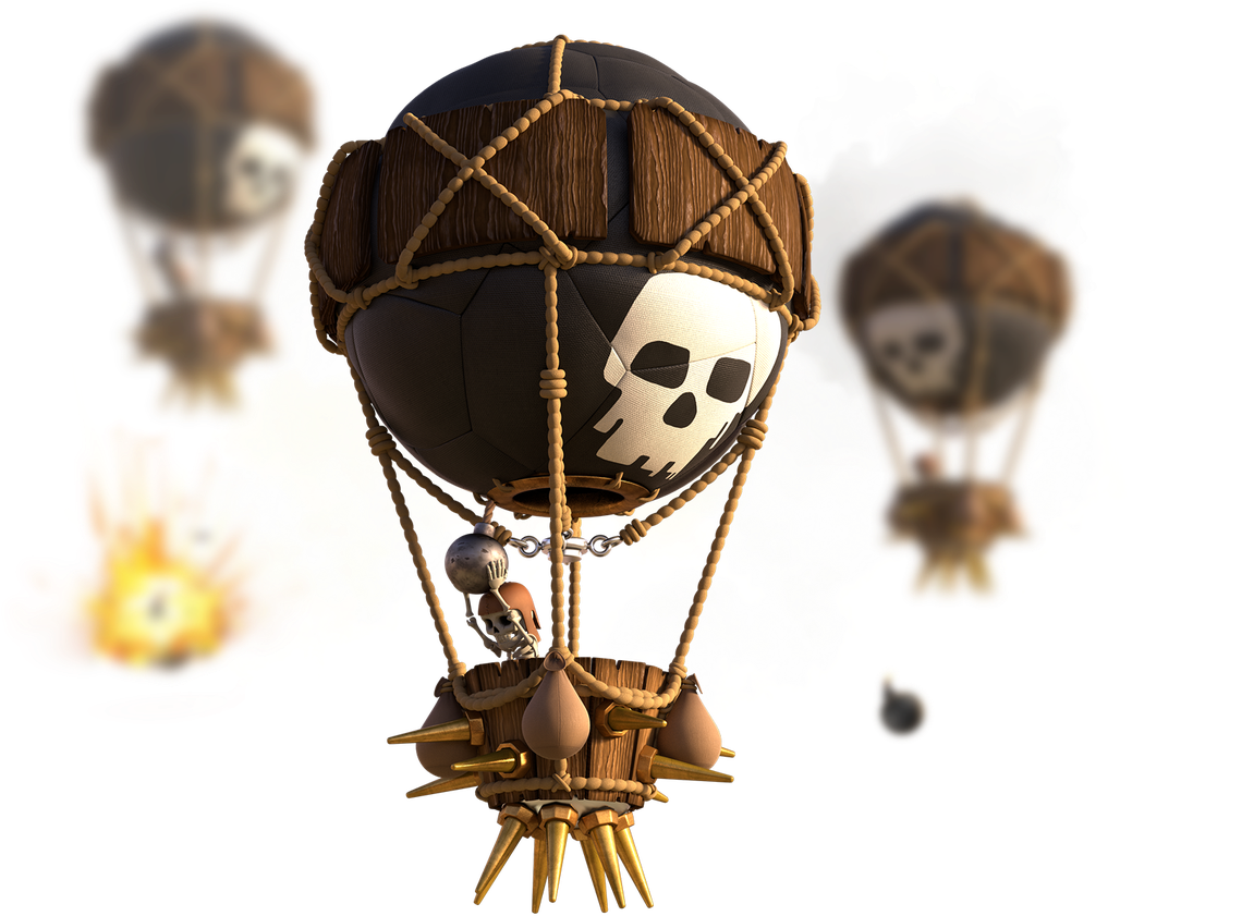 Download Clash Of Clans Balloon Transparent Png - Clash Of Clans ...