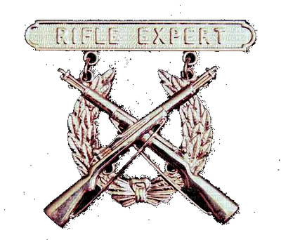 Download Usmc Rifle Expert Badge Png - Marksmanship Badges - Full Size ...