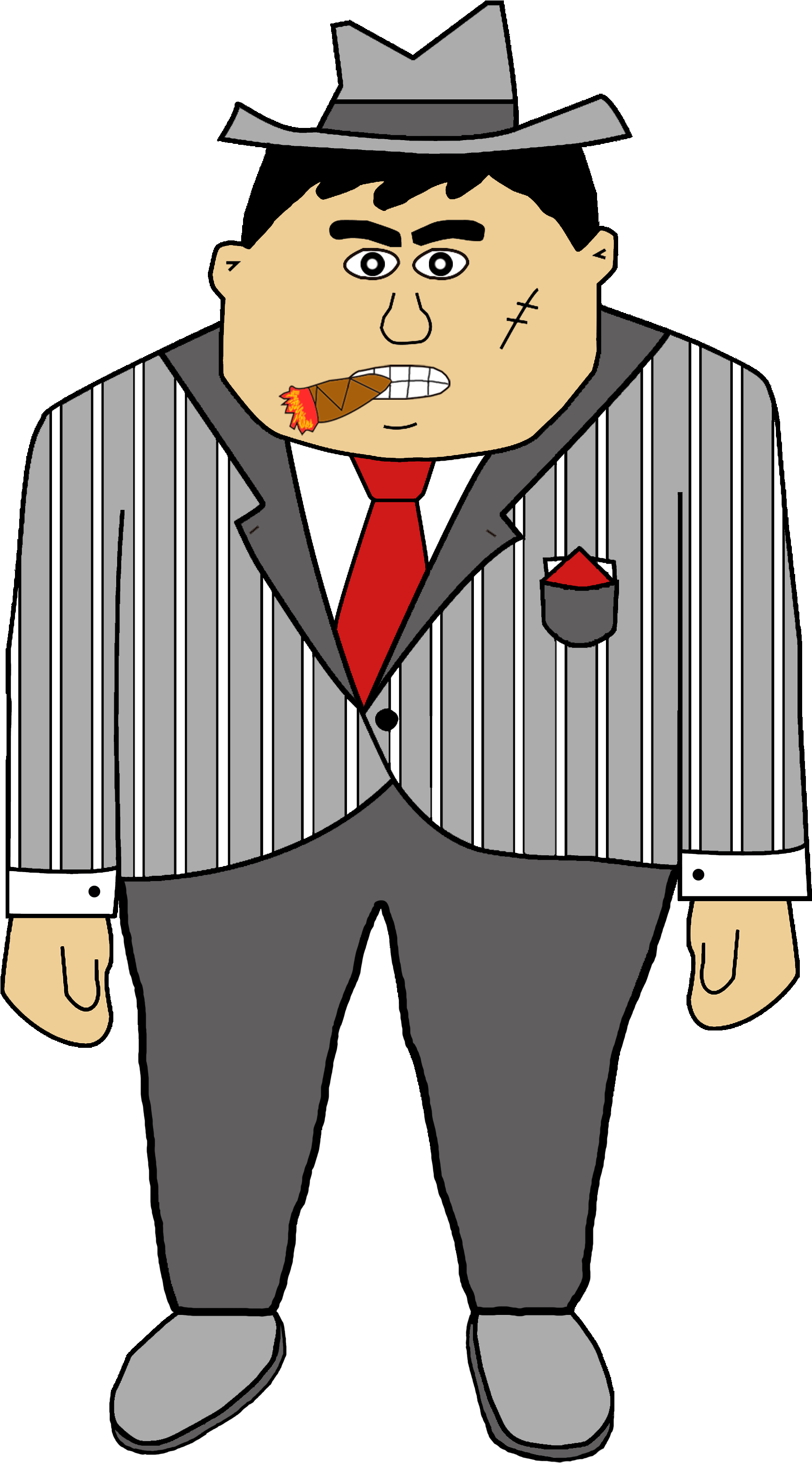 Download Tony - Mafia Cartoon Transparent - Full Size PNG Image - PNGkit