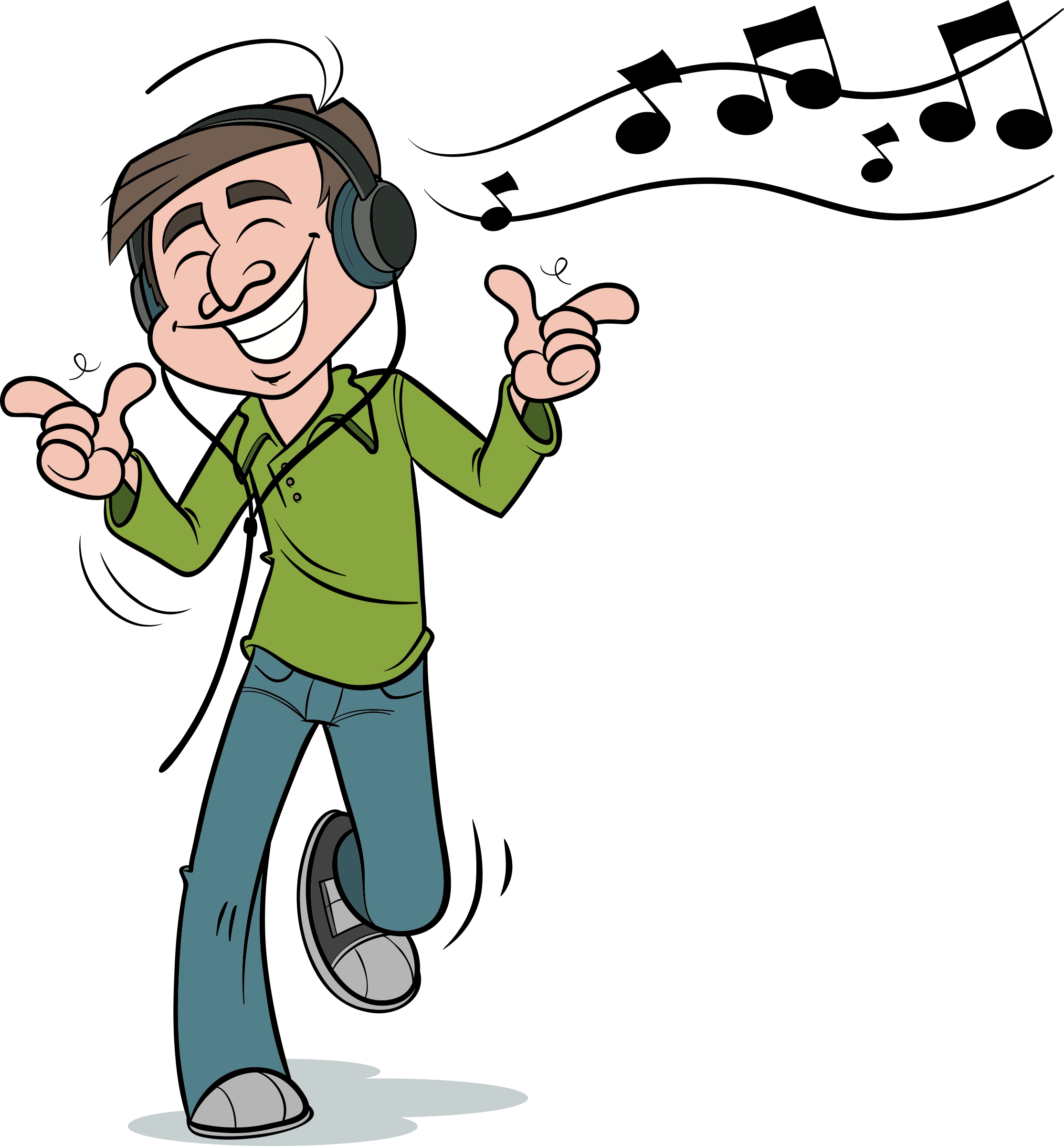 Download Big Image - Gif Listen To Music Clipart - Full Size PNG Image ...