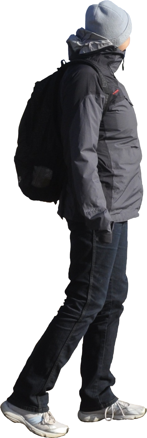 Download Transparent Man Standing - Via - Publicdomainpictures ...