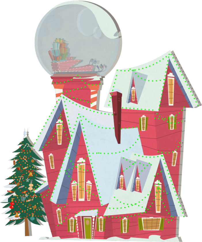 Download Background Exterior Santa House Winter Globe House - Santa ...