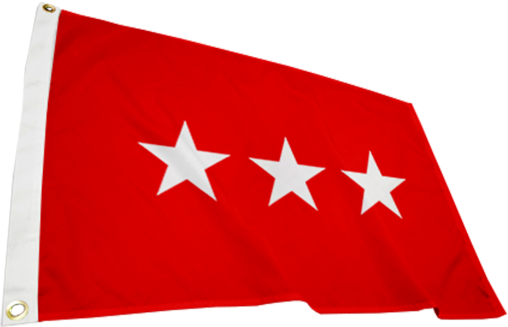 Download Army 3 Star Flag - Flag - Full Size PNG Image - PNGkit