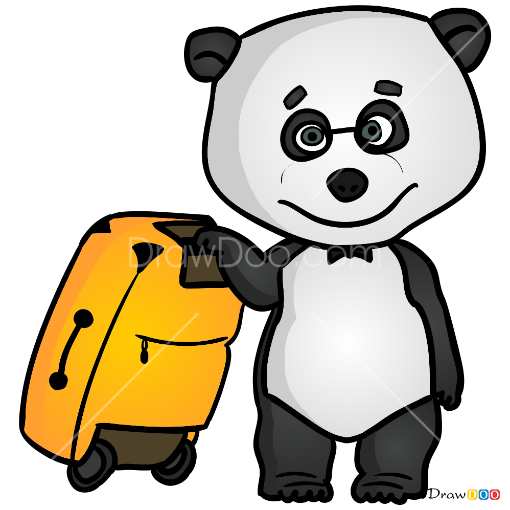 Download How To Draw Panda Masha And The Bear Png Masha And - Cartoon ...