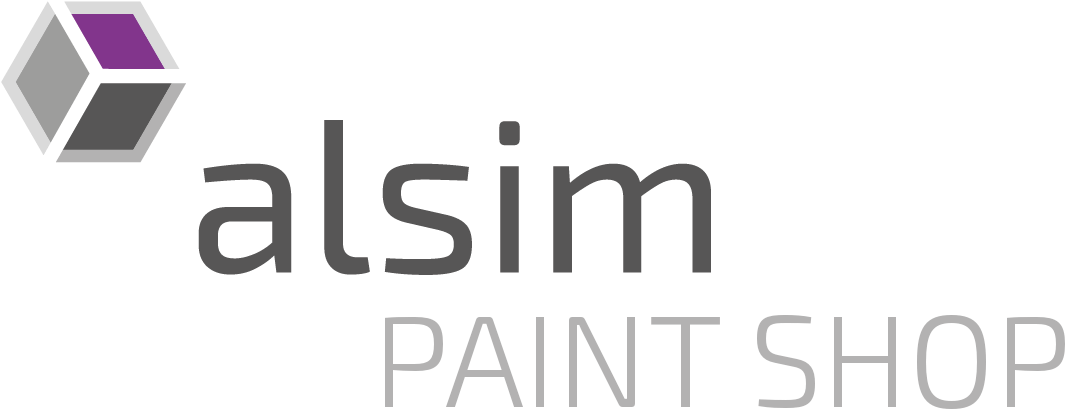 Download Alsim Paint Shop - Black-and-white - Full Size PNG Image - PNGkit