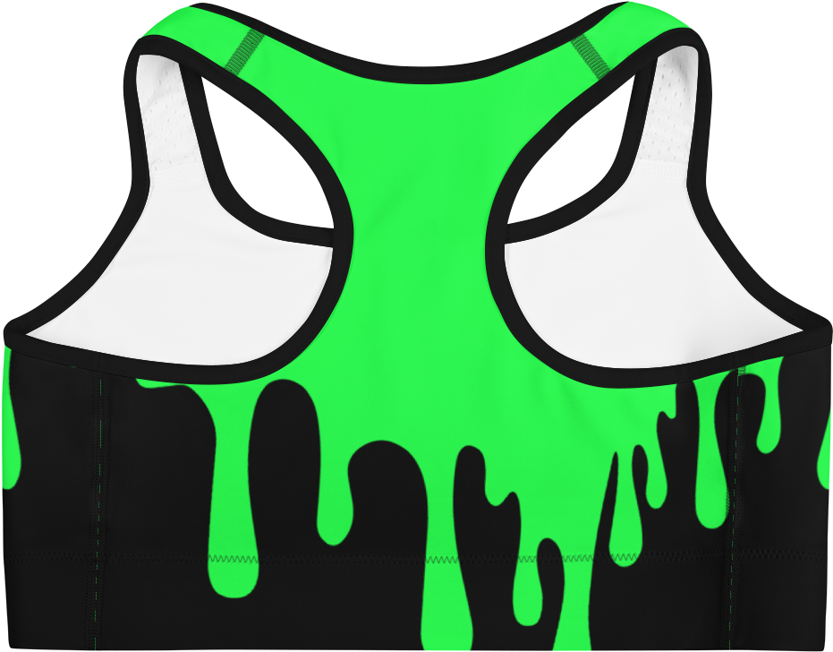 Download Load Image Into Gallery Viewer, Green Slime Sports - Bra ...