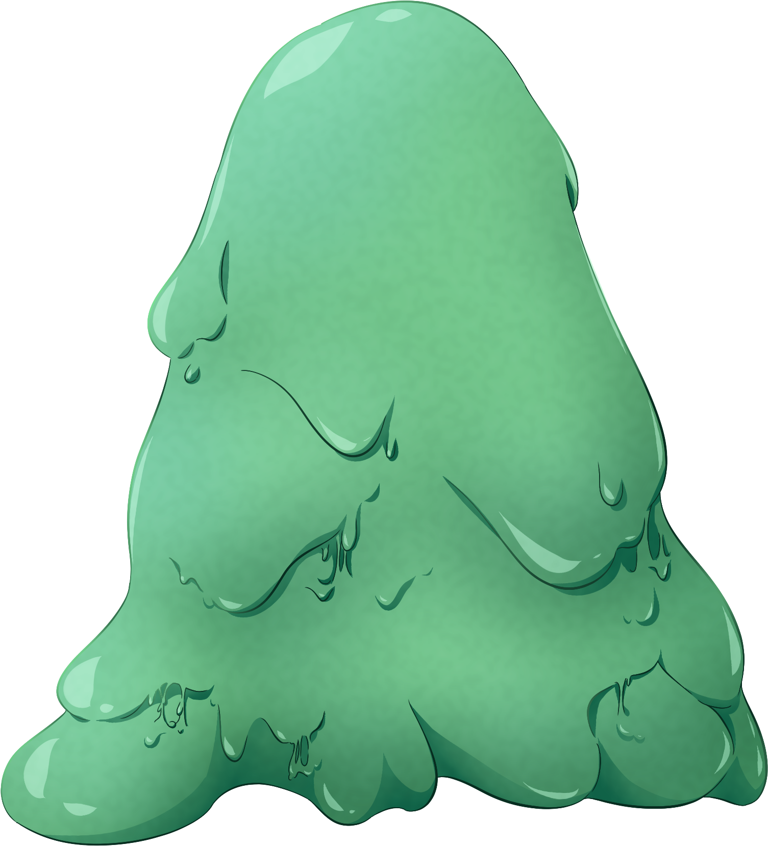 Download Green Slime - Illustration - Full Size PNG Image - PNGkit