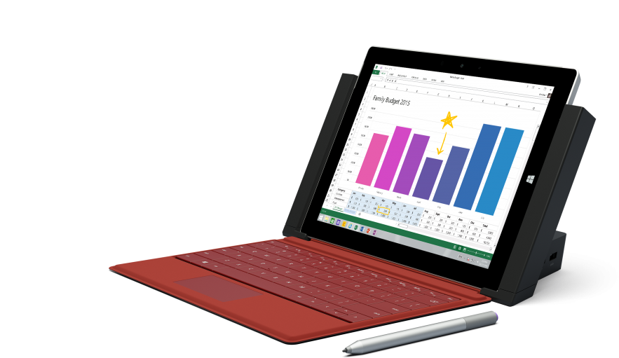 Download Transparent Surface 3 With Dock - Surface 3 Docking Station ...